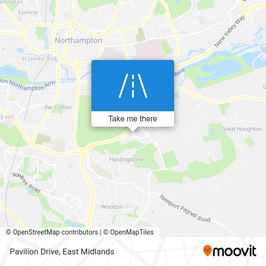 How to get to Pavilion Drive, Northampton by bus?