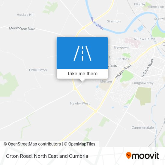 How to get to Orton Road, Carlisle by bus, train or underground?