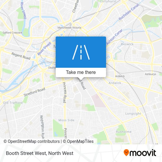 How to get to Booth Street West, Manchester by bus, train or light rail?