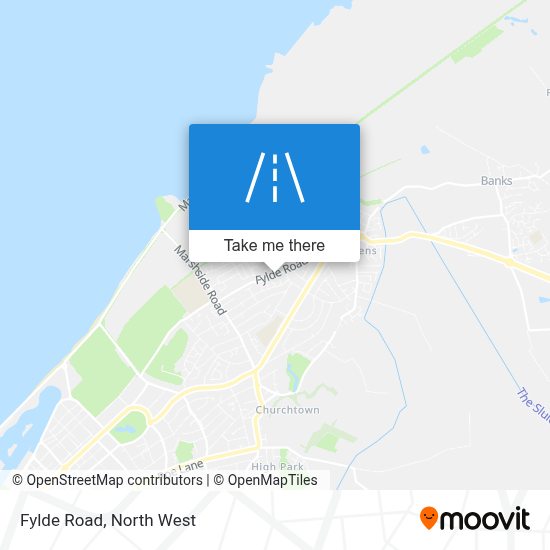 How to get to Fylde Road, Southport by bus or train?