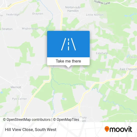 How to get to Hill View Close, West And Middle Chinnock by bus?