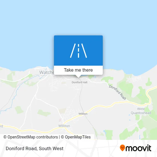 How to get to Doniford Road, Watchet by bus?