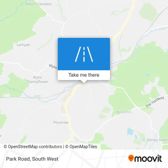 How to get to Park Road, Bruton by bus or train?