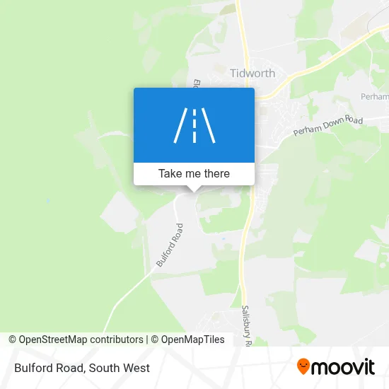 How to get to Bulford Road, Tidworth by bus?