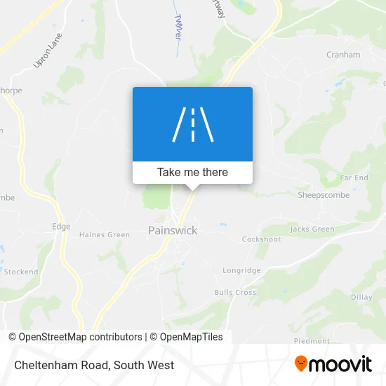How to get to Cheltenham Road, Painswick by bus?