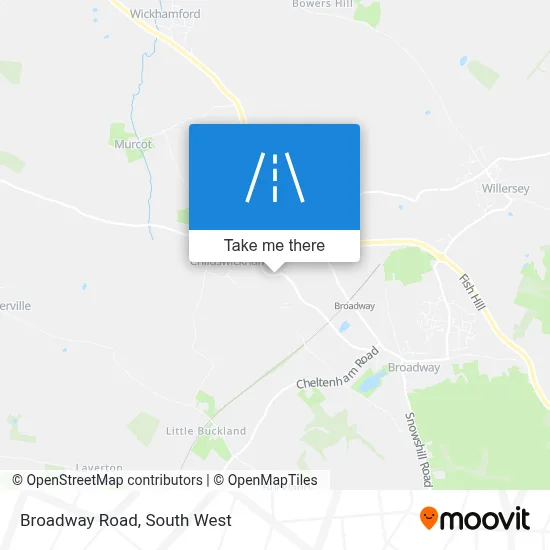 How to get to Broadway Road, Wychavon by bus?