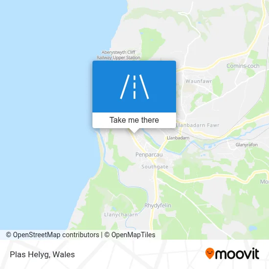 How to get to Plas Helyg, Ceredigion by bus or train?