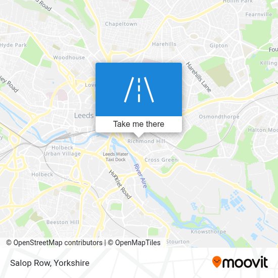 How to get to Salop Row, Leeds by bus or train?
