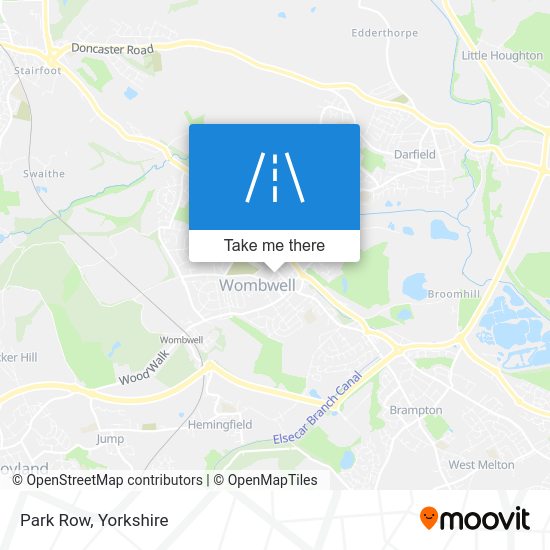 How to get to Park Row, Barnsley by bus or train?