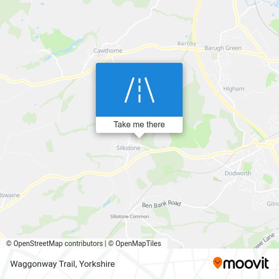 How to get to Waggonway Trail, Silkstone by bus or train?