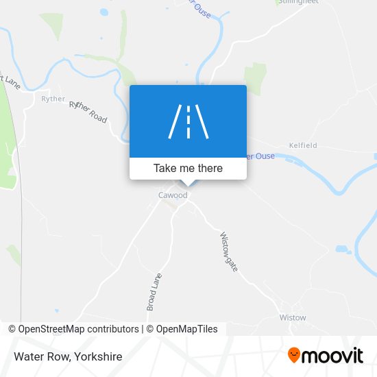 How to get to Water Row, Cawood by Bus?