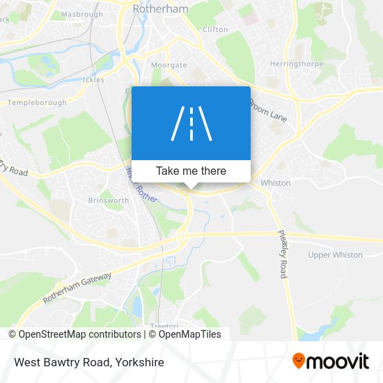 How to get to West Bawtry Road, Rotherham by bus or train?