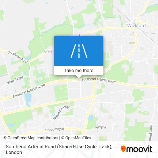 How to get to Southend Arterial Road (Shared-Use Cycle Track), Basildon ...