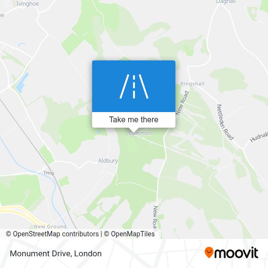 How to get to Monument Drive, Dacorum by bus or train?