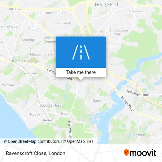 How to get to Ravenscroft Close, London by bus or train?