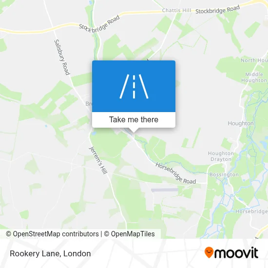 How to get to Rookery Lane, London by bus or train?