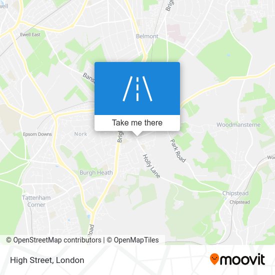 How to get to High Street, Banstead by bus, train or Tramlink?