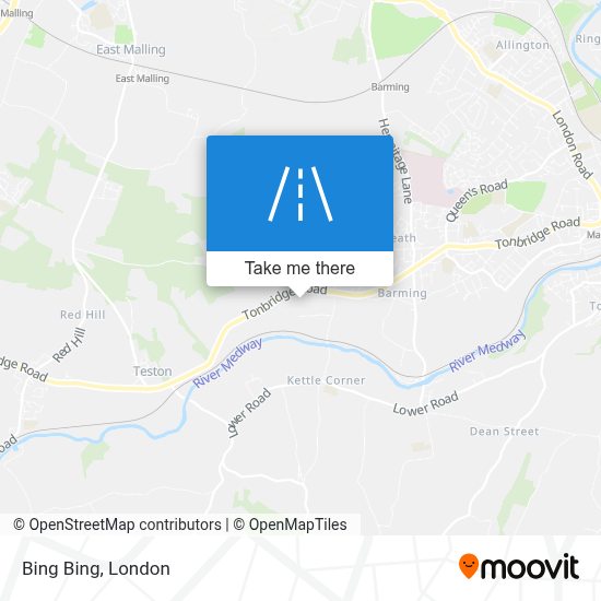 How to get to Bing Bing in Maidstone by Train or Bus?