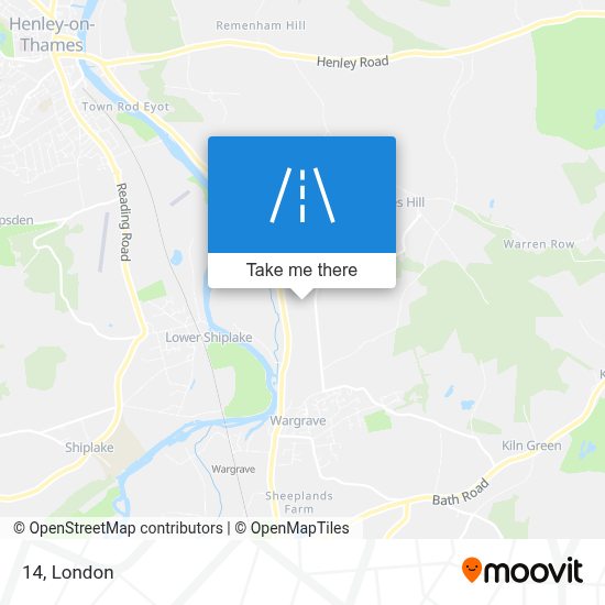 How to get to 14, Wokingham by bus or train?