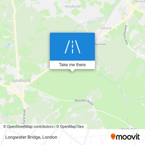 How to get to Longwater Bridge, London by bus or train?