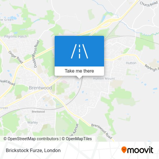 How to get to Brickstock Furze, Brentwood by bus, train or Tube?