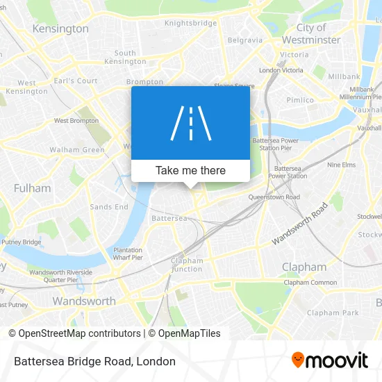 Find the best routes to Battersea Bridge Road