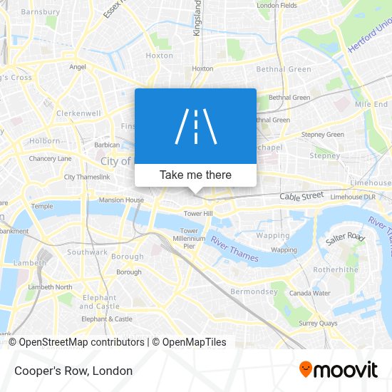 How to get to Cooper's Row, City Of London by Tube, bus, train or DLR?