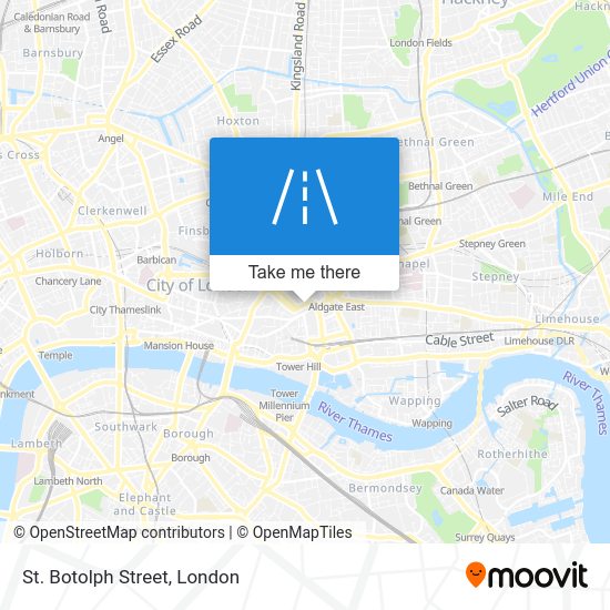 How to get to St. Botolph Street, City Of London by Tube, bus or train?