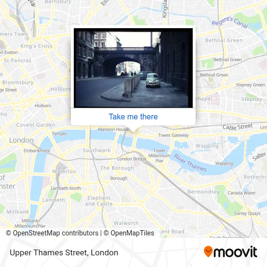 How to get to Upper Thames Street, City Of London by bus, train or Tube?