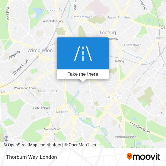 How to get to Thorburn Way, Colliers Wood by bus, Tube or train?