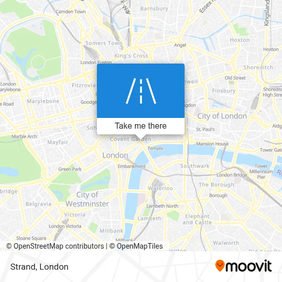 How to get to Strand, Covent Garden by bus, Tube, train or DLR?