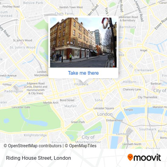 How to get to Riding House Street, Fitzrovia by Tube, bus, train or DLR?