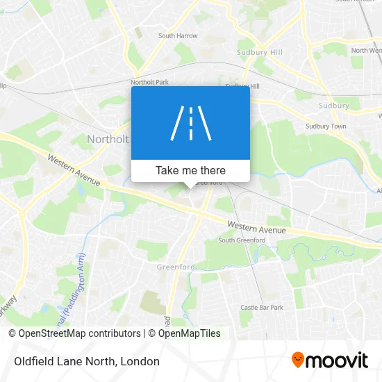 How to get to Oldfield Lane North, Greenford by bus, Tube or train?
