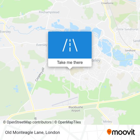 How to get to Old Monteagle Lane, Hart by bus or train?