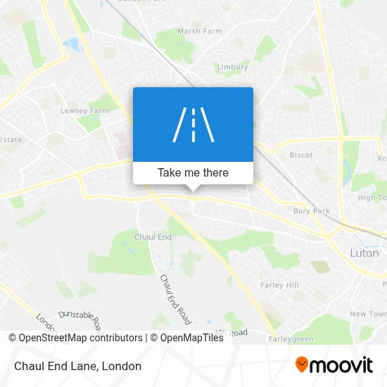 How to get to Chaul End Lane, Luton by bus or train?