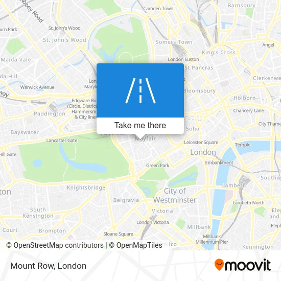 How to get to Mount Row, Mayfair by bus, Tube or train?