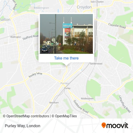 How to get to Purley Way, South Croydon by bus, train or Tube?