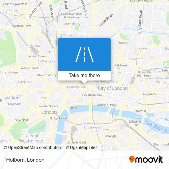 How to get to Holborn, London by bus, train, Tube or DLR?