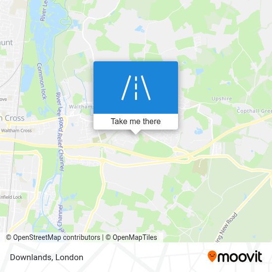 How to get to Downlands in Waltham Abbey by Bus, Train or Tube?