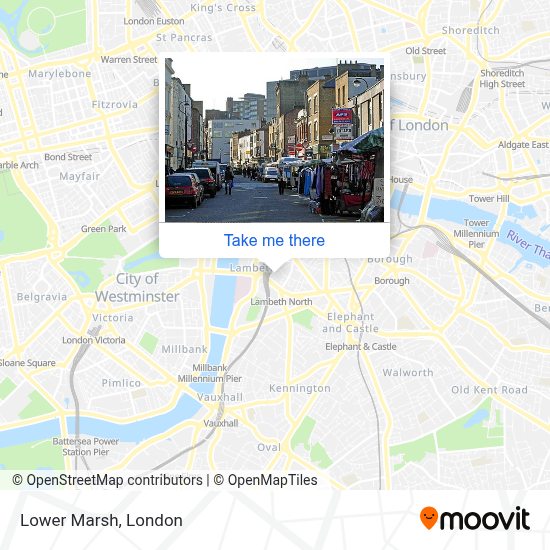 How to get to Lower Marsh, Waterloo by bus, Tube or train?