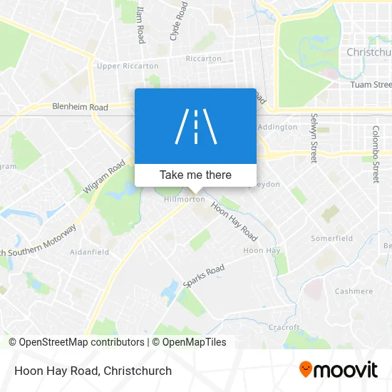 How to get to Hoon Hay Road, Christchurch by bus?