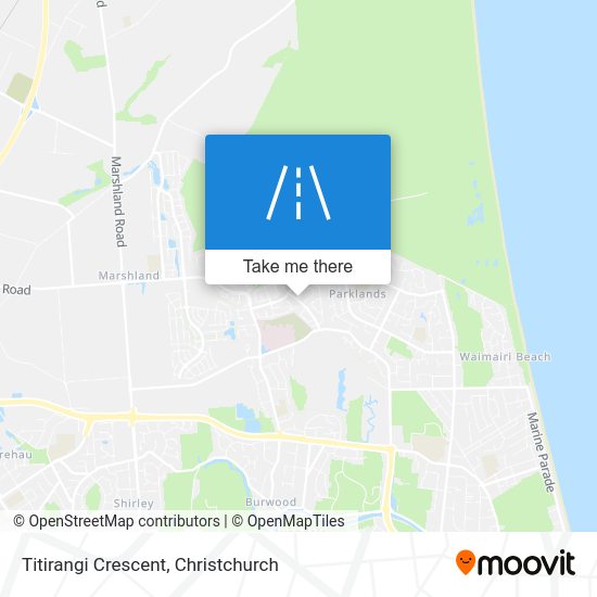 How to get to Titirangi Crescent, Christchurch by bus?