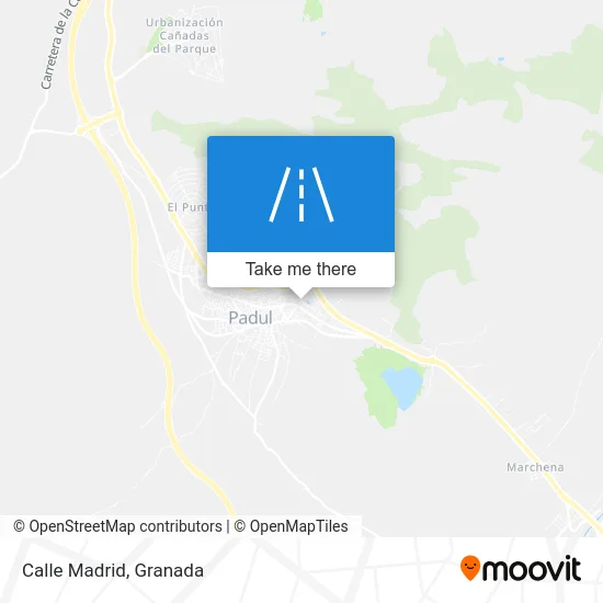 How to get to Calle Madrid, Padul by bus?