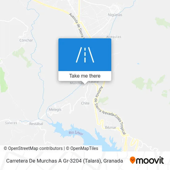 How to get to Carretera De Murchas A Gr-3204 (Talará), Lecrín by bus?