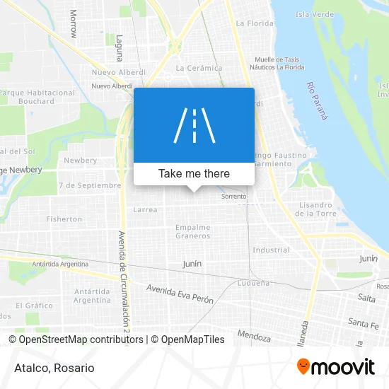 ¿Cómo llegar a Atalco, Rosario en Colectivo?