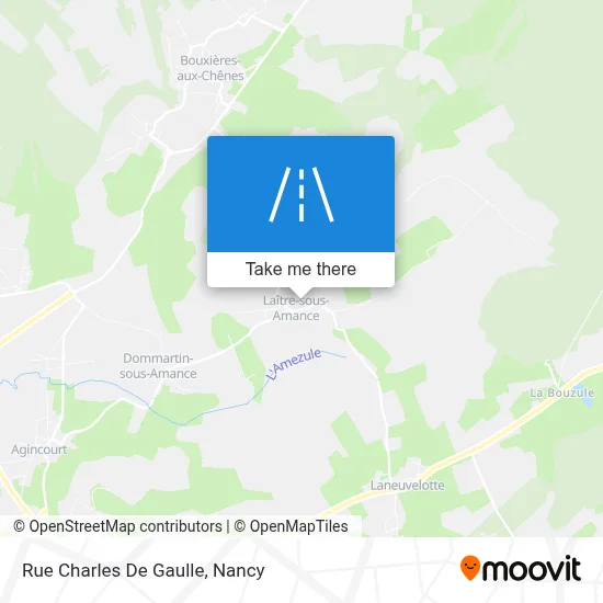 ¿Cómo llegar a Rue Charles De Gaulle, Laître-Sous-Amance en autobús?