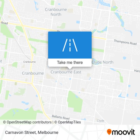 How to get to Carnavon Street, Cranbourne East - Bal by bus or train?