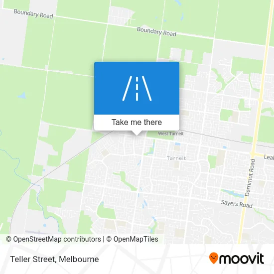 How to get to Teller Street, Laverton North - Bal by bus or train?