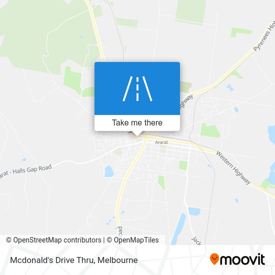 How to get to Mcdonald's Drive Thru in Ararat by Train or Bus?