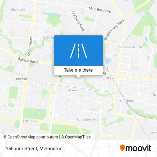 How to get to Yallourn Street, Ardeer by bus, train or tram?